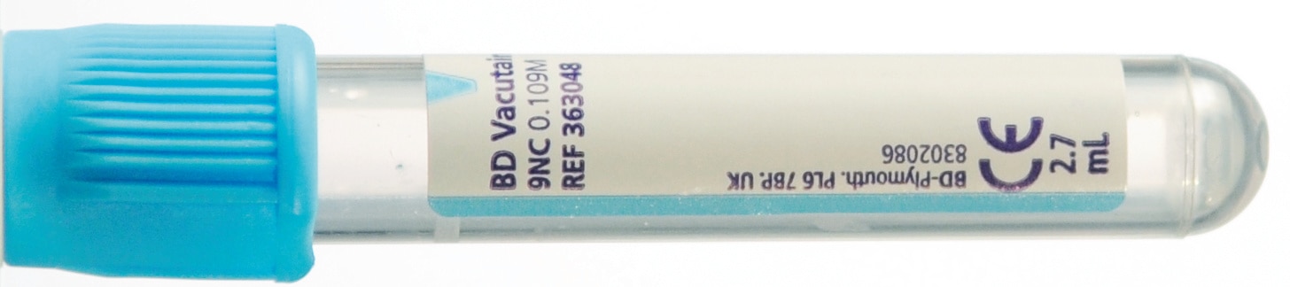 BD Vacutainer® Citrate 2.7ml 13x75mm - 363048 | BD