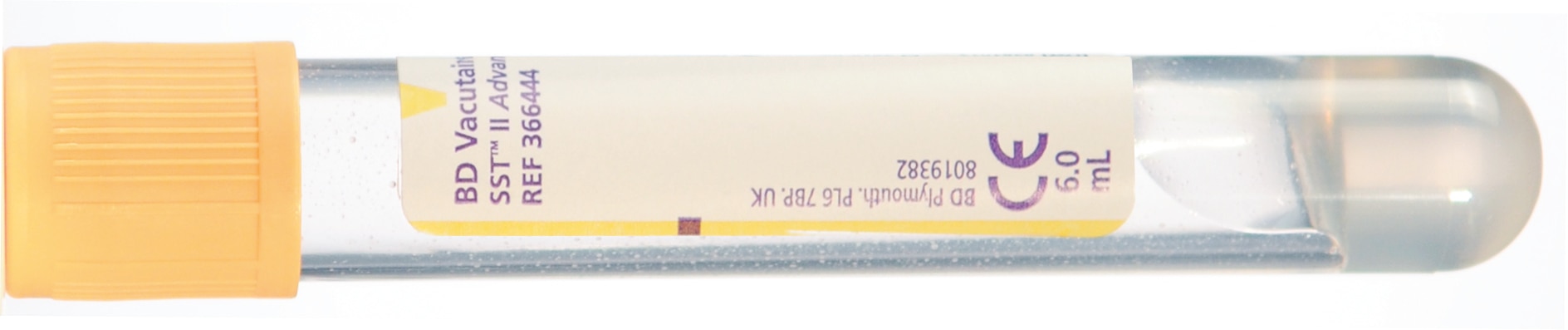 BD Vacutainer® SST II Advance 6ml 16x100mm - 366444 | BD