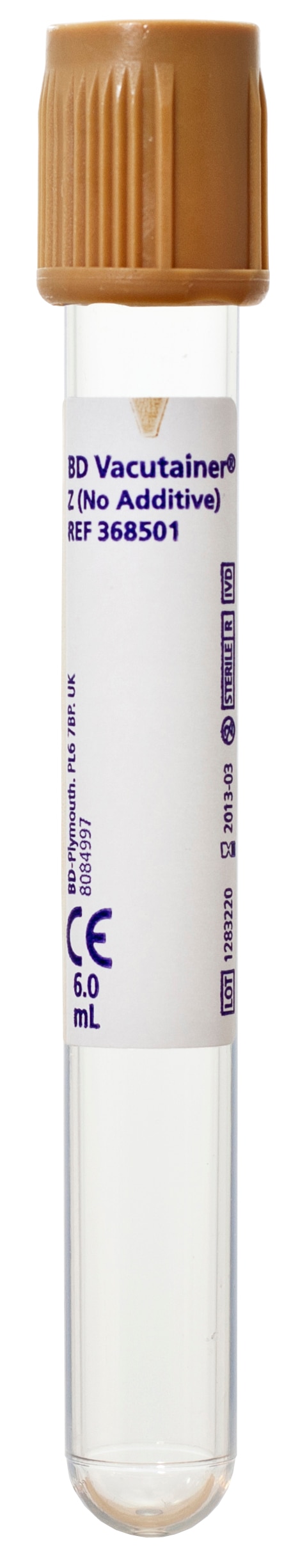 BD Vacutainer® Urine Tube for Urinalysis No Additive 6ml 13x100mm ...
