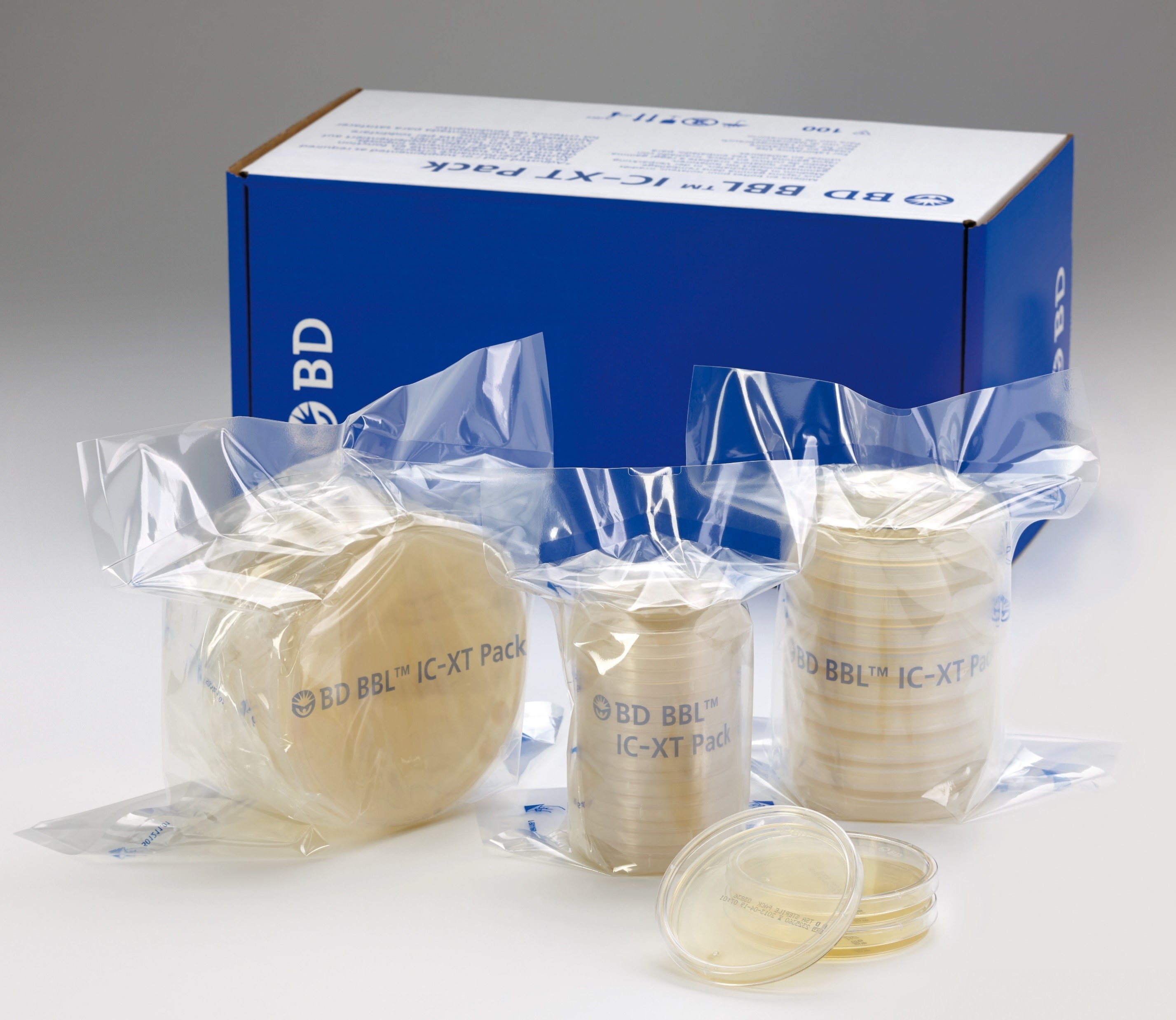 BD BBL™ 含卵磷脂和吐温80的胰蛋白大豆琼脂（90mm) - 257635 | BD