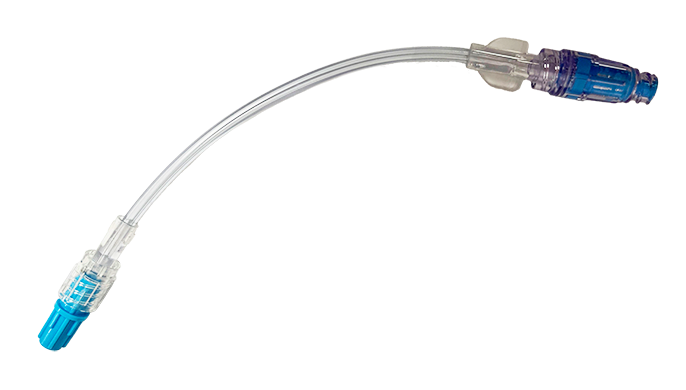 BD® MaxZero™ Extension Set, pressure rated, standard bore, 1 bonded BDMaxZero™ Needle-free ...