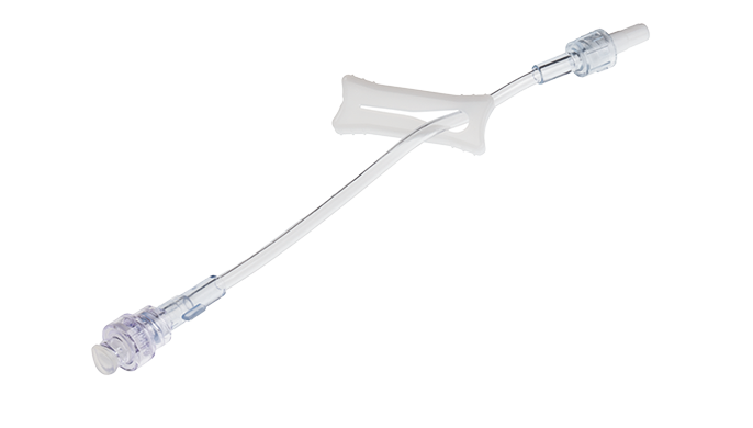 BD® Q-Syte™ Needle-free Connector with 15 cm (6 in.) macro bore ...