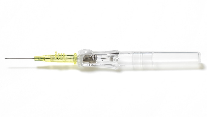 BD Insyte Autoguard™ BC Shielded IV Catheter, 24 G x 0.75 in., straight ...