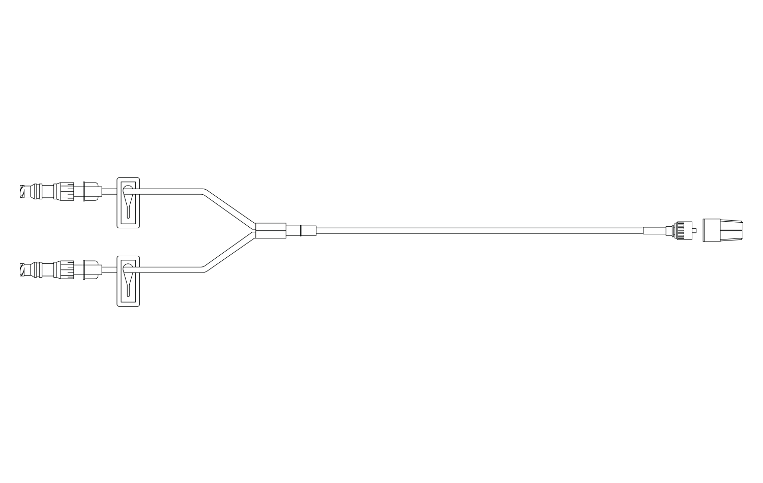 SmartSite™ Extension Set smallbore bifuse, 2 removable SmartSite ...