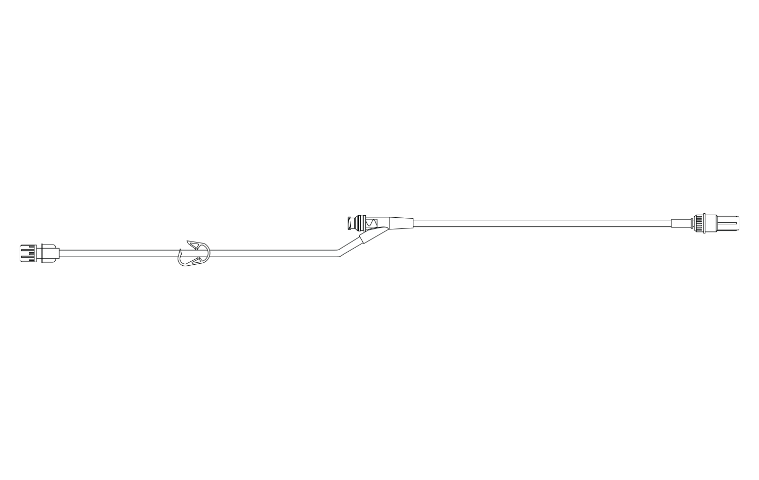 SmartSite™ Extension Set, pinch clamps, 1 SmartSite™ Needle-Free Valves ...