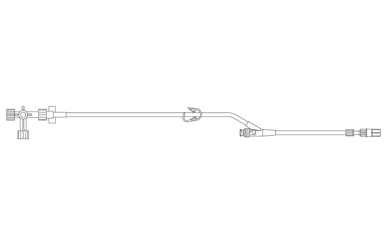 SmartSite™ Extension Set, pinch clamps, 4-way stopcock (off indicator ...