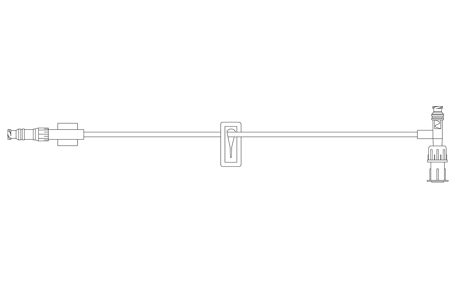 SmartSite™ Extension Set, smallbore, 1 removable SmartSite™ Needle-Free ...