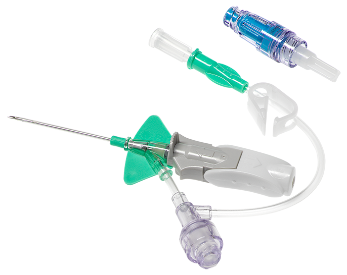 Nexiva™ Closed IV Catheter System with NearPort™ IV Access 18 G x 1.75 ...