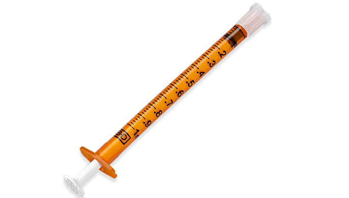 1 mL BD® Amber Oral Syringe - 305207 | BD
