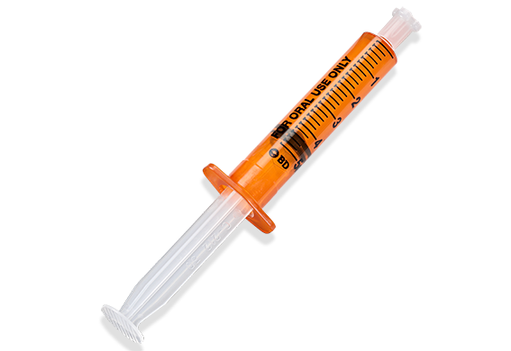 BD® Oral Syringe, 5 mL Amber with Tip Cap - 305208 | BD