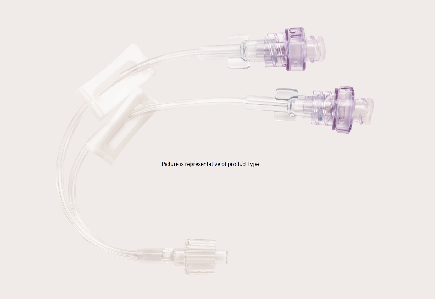 BD Q-Syte™ Needle-free Connector with 15 cm (6 in.) small bore bi ...