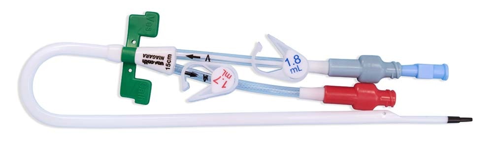 Niagara™ Straight Acute Dual-lumen Catheter Kit, 15 cm insertion length ...