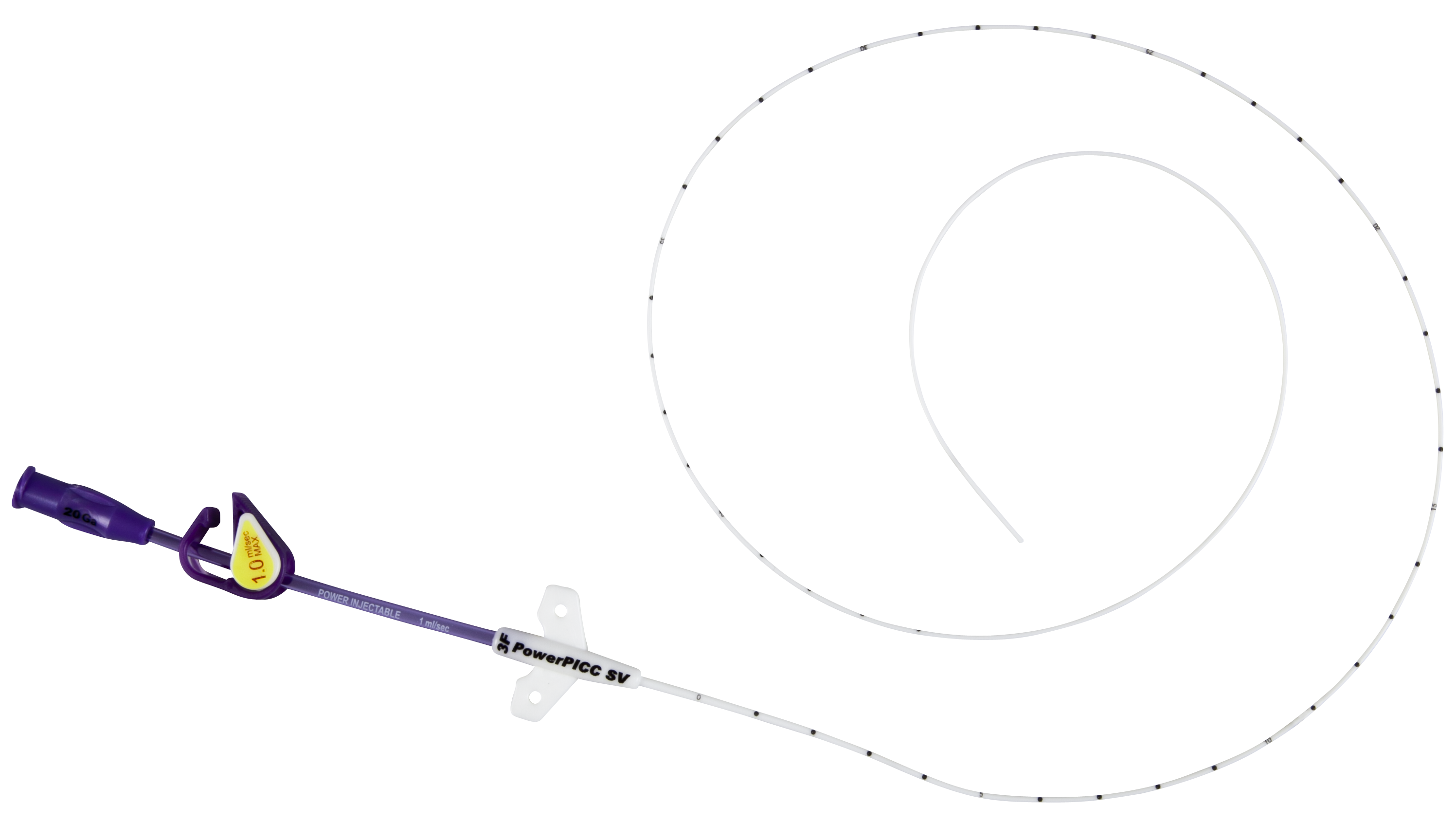 PowerPICC™ SV Catheter 3 Fr Basic Tray with MicroIntroducer Single ...