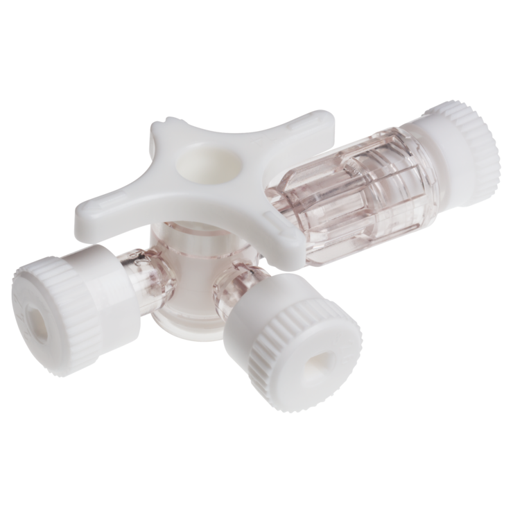 BD Connecta™ stopcock 3-way - White - 394600 | BD