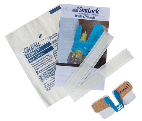StatLock™ IV Ultra Neonate Blue, Cotton, Sterile - IV0501 | BD