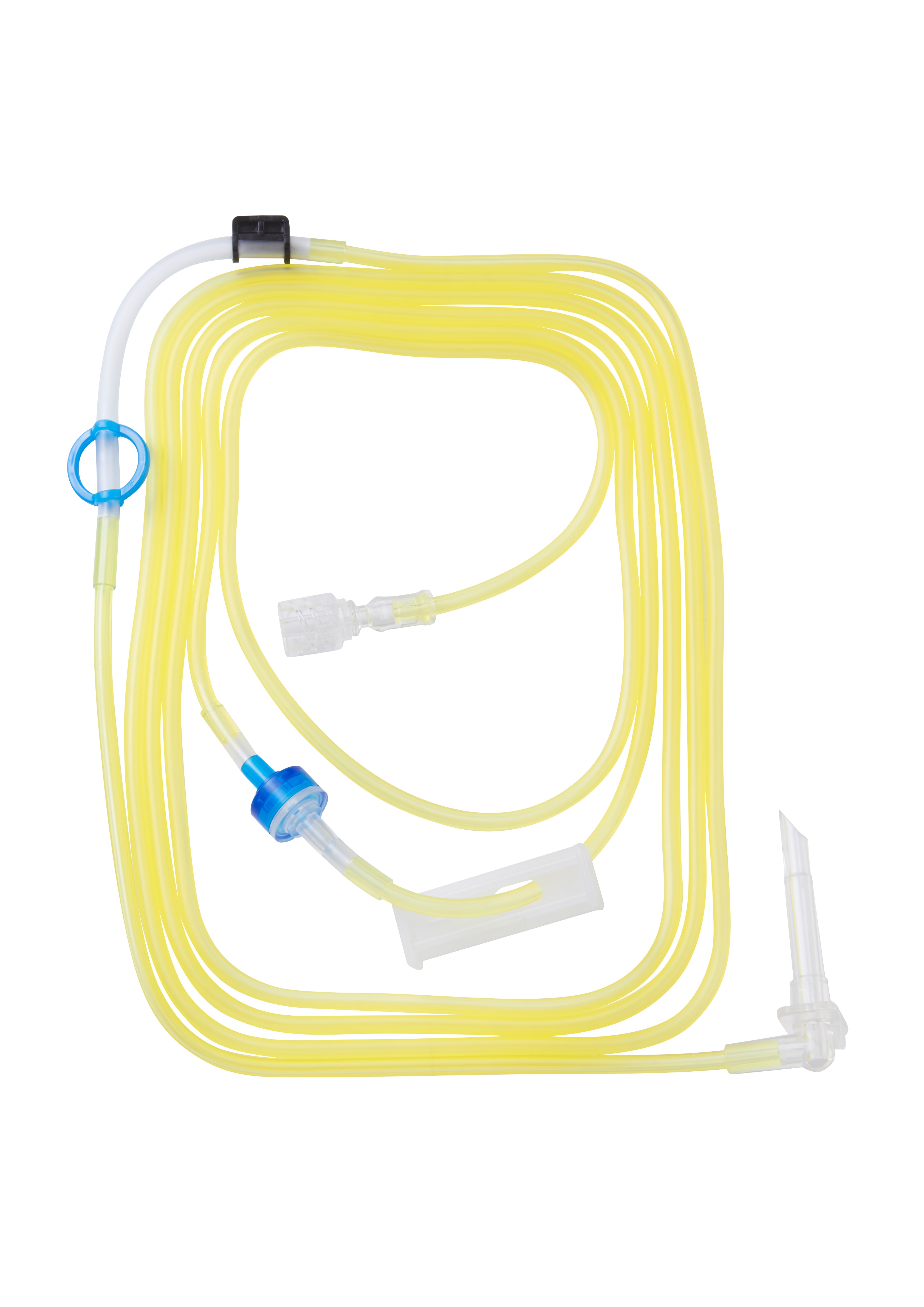 BD BodyGuard™ MicroSet NR Fit Yellow Microbore Tubing, 90° Spike, Anti ...