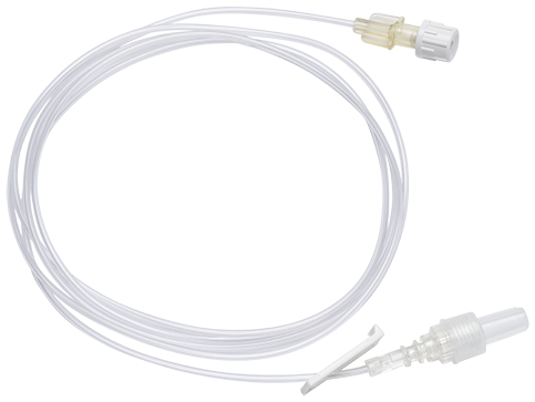 Extension set smallbore slide clamp(s) spin male luer lock. Not made ...