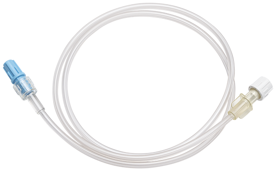 Extension set smallbore fixed male luer lock. Not made with DEHP. L: 30 ...