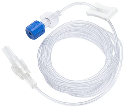 Extension set microbore slide clamp(s) spin male luer lock. Not made ...