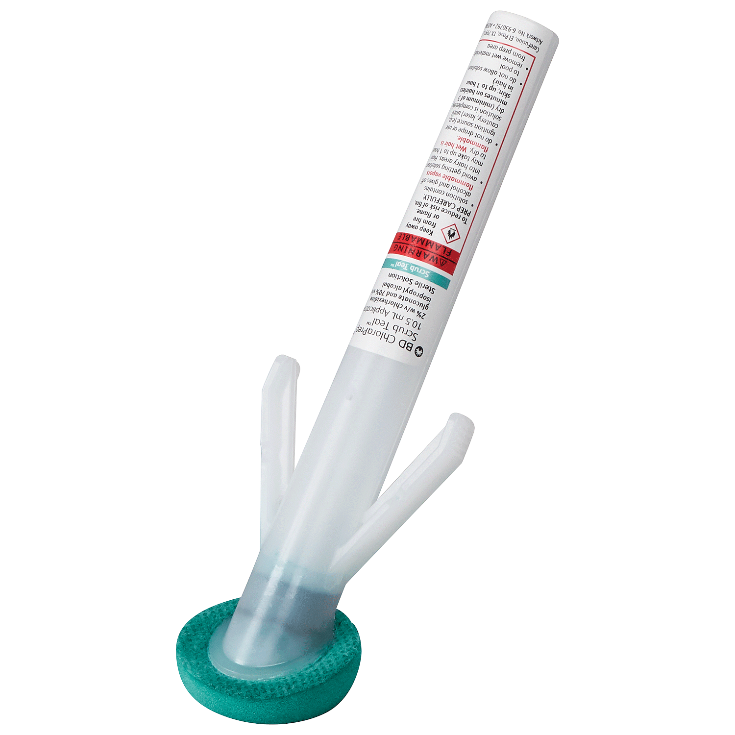 BD ChloraPrep™ Scrub Teal 10.5-mL applicator with Sterile Solution ...