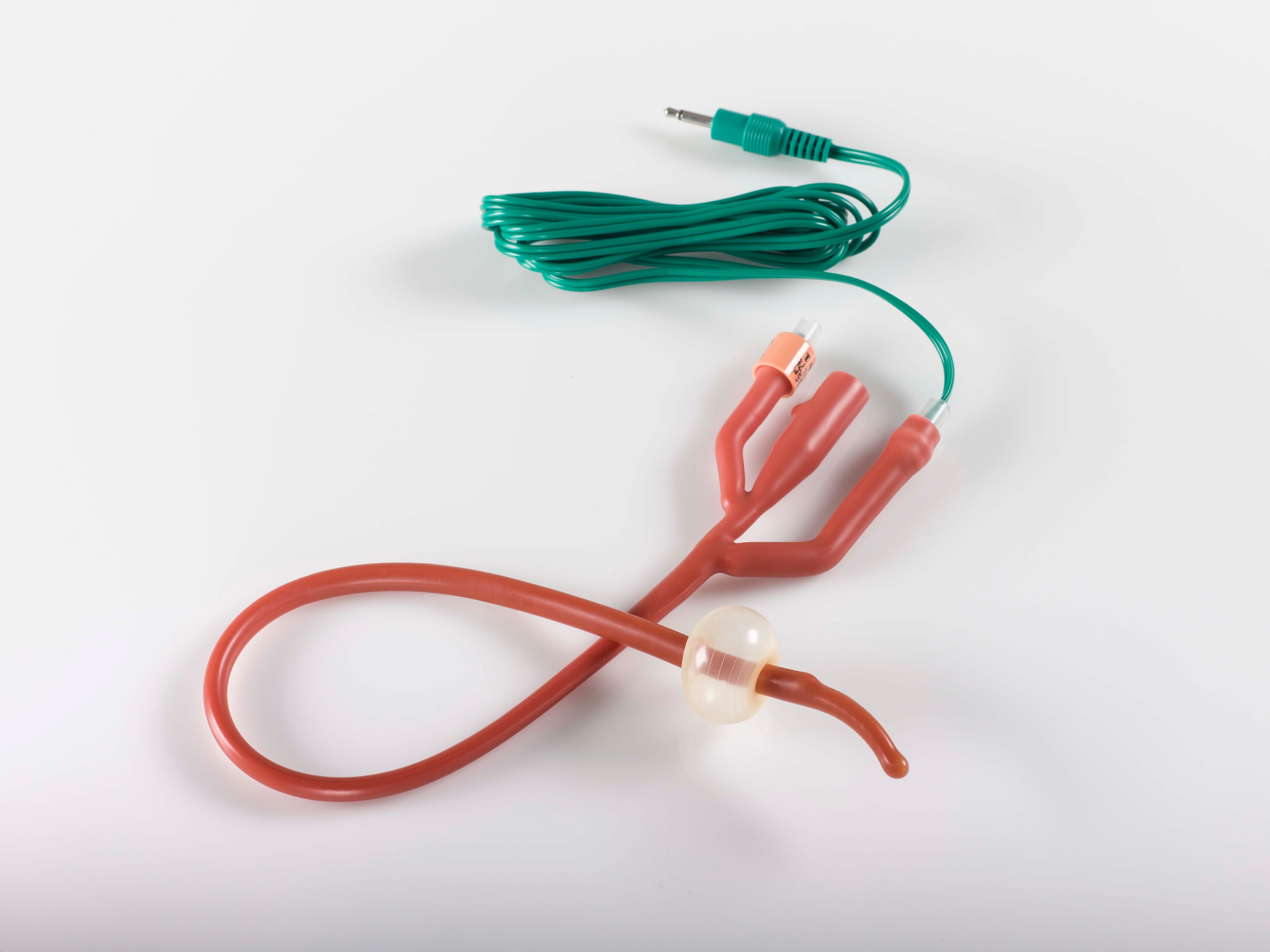 Red Rubber Foley Catheter (Latex, 16F) - 117416 | BD