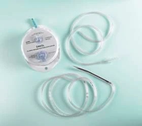 Evacuator Kit with Round PVC drain (7F) and 400cc 3-Spring Evacuator ...