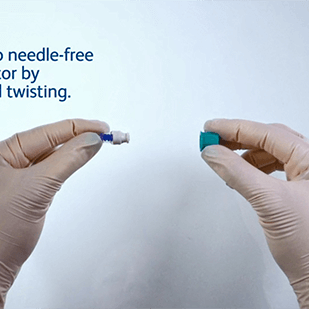 BD PureHub proper connection technique video