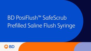 BD PosiFlush™ SafeScrub Prefilled Saline Syringe Video | BD